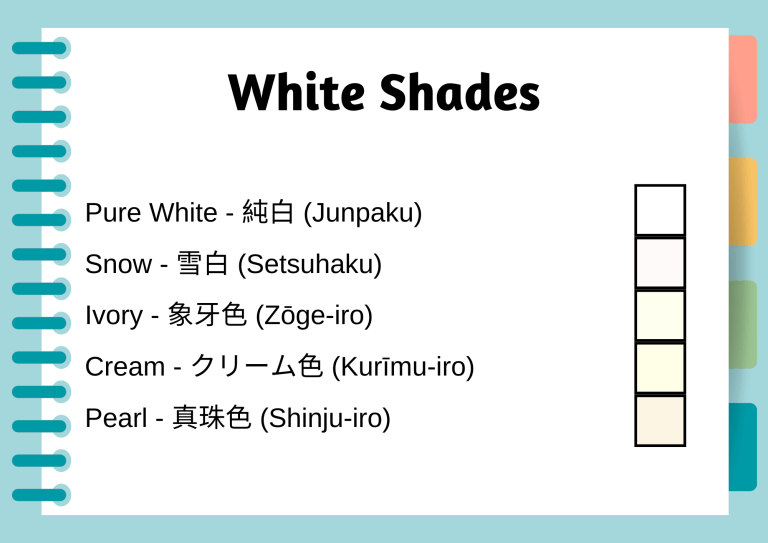 Colors In Japanese: A Complete Guide