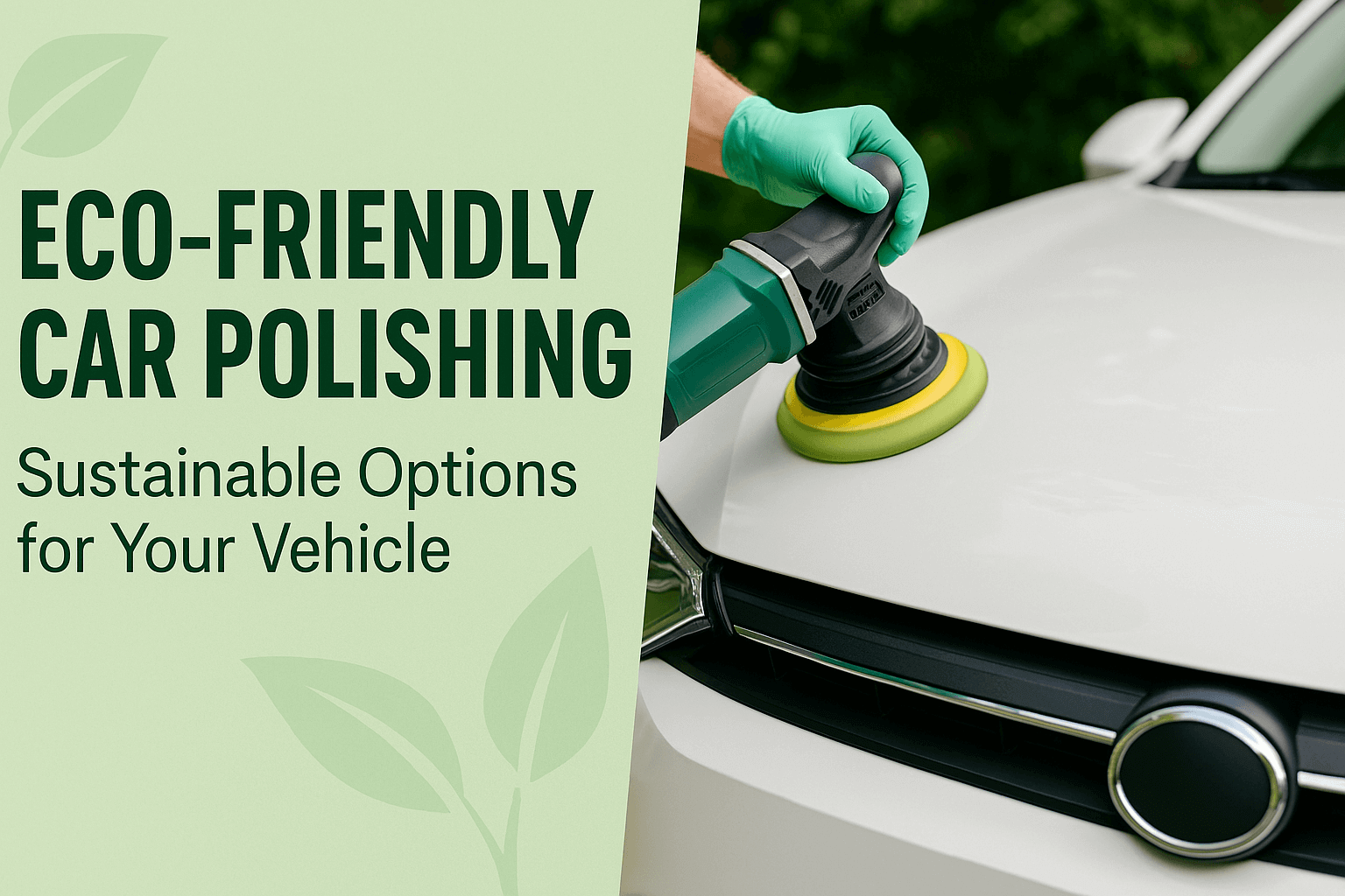 Eco-Friendly Car Polishing: Sustainable Options for Your Vehicle