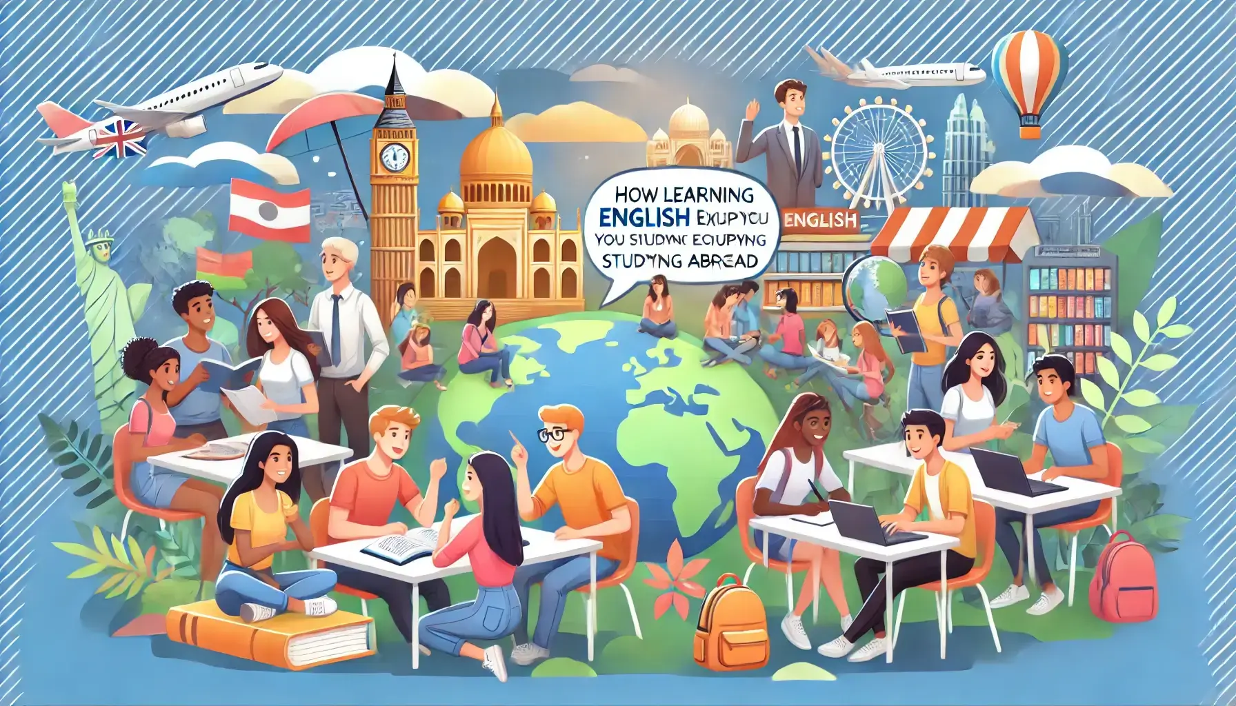 How Learning English Equips You for Studying Abroad