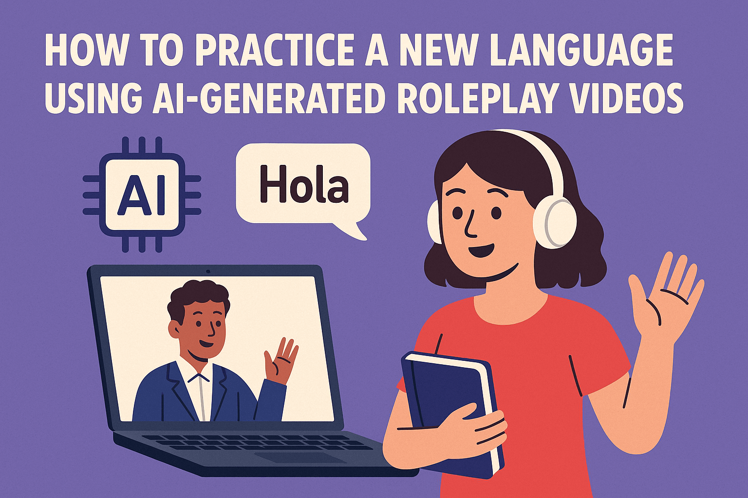 How to Practice a New Language Using AI-Generated Roleplay Videos