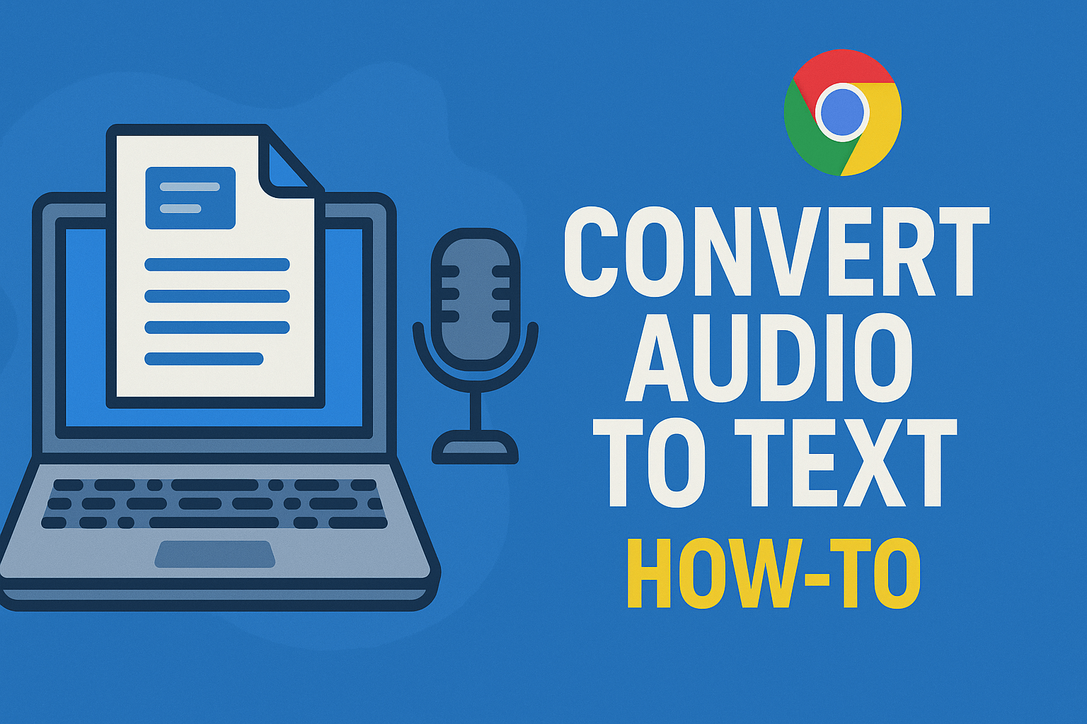 How to Convert Audio into Text Using Tools in the Chrome Browser