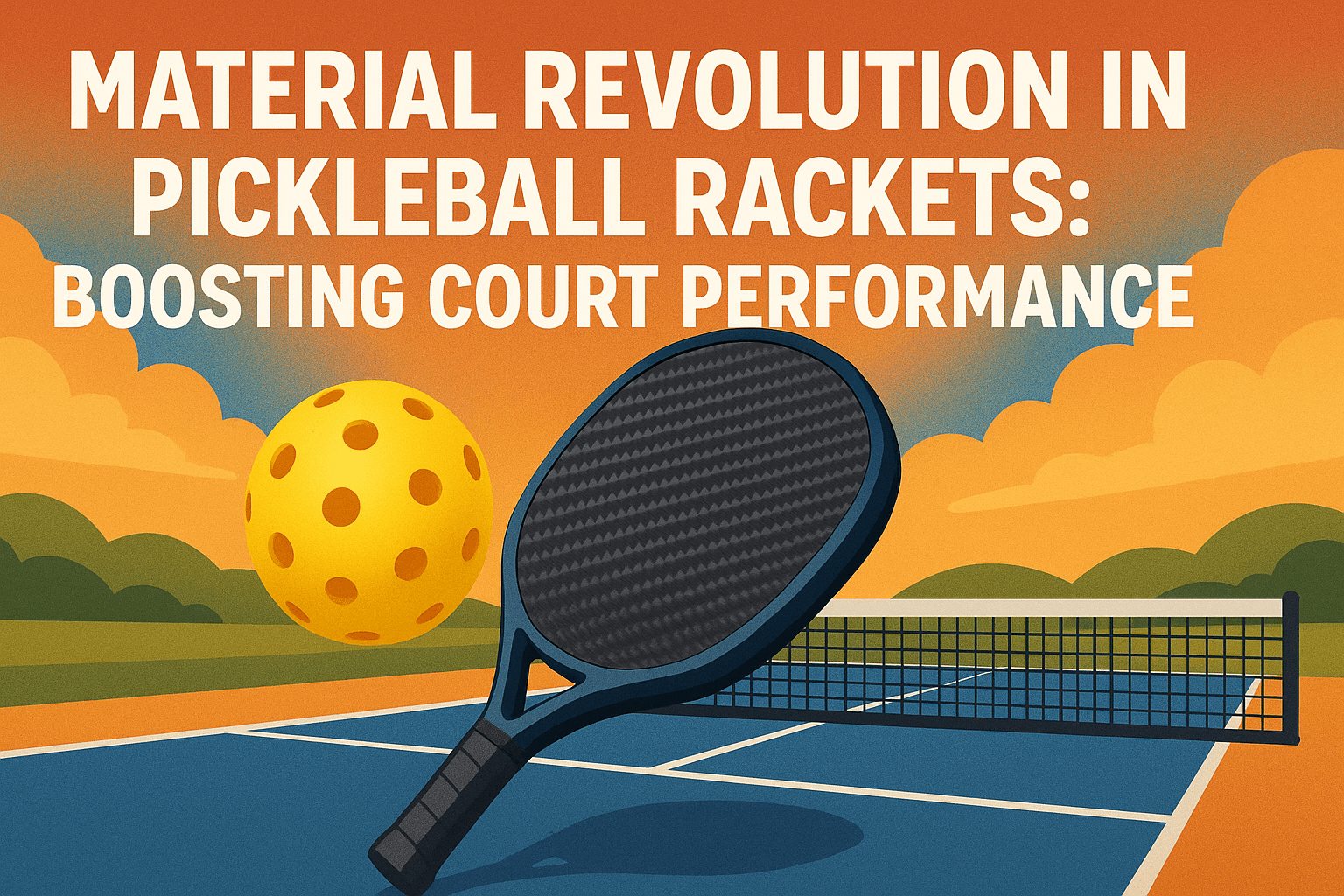 Material Revolution in Pickleball Rackets: Boosting Court Performance